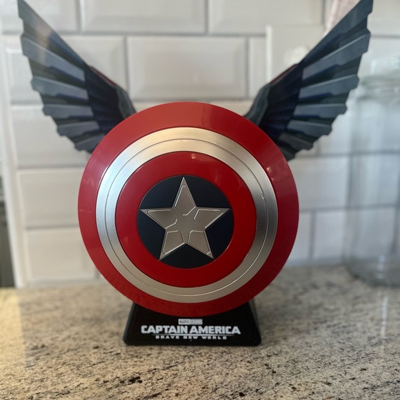 Marvel | Other | Captain America New World Winged Shield Popcorn Bucket ...